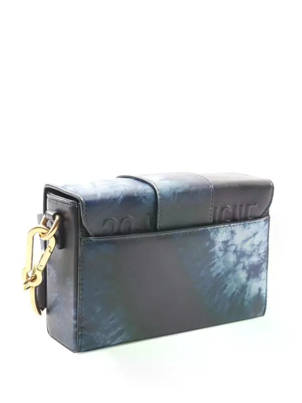 Dior 2010-2016 Leather 30 Montaigne Box Bag - Blue