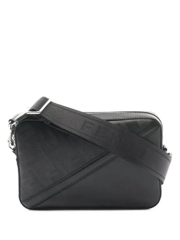 Fendi 2000-2010 Diagonal Camera Case Crossbody Bag - Black