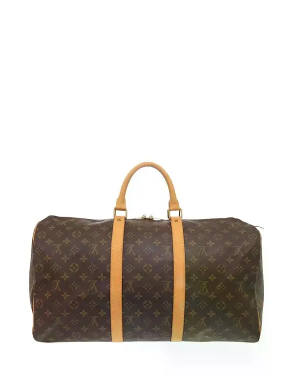 LOUIS VUITTON 20th Century Monogram Keepall 50 Travel Bag - Brown