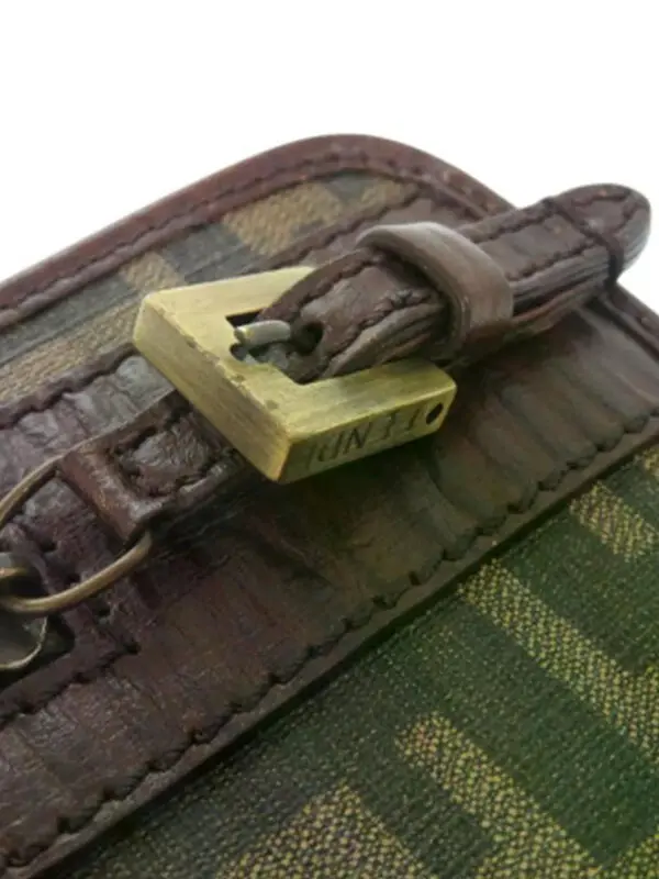 Fendi Zucca Coated Canvas Crossbody Bag
