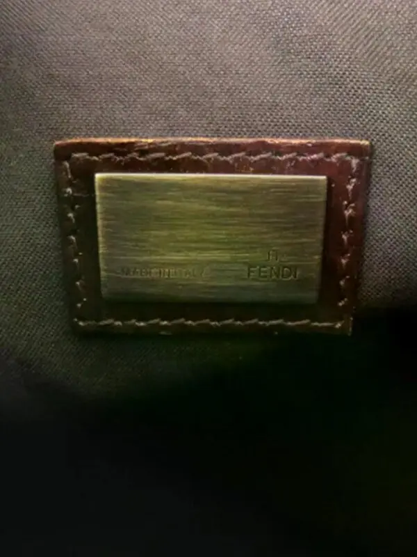 Fendi Zucca Coated Canvas Crossbody Bag