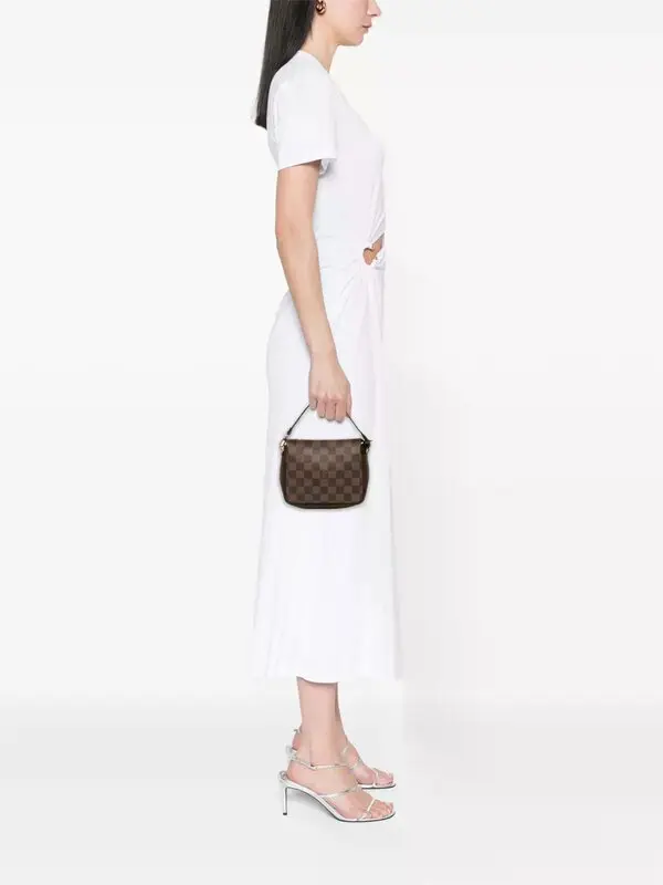 LOUIS VUITTON 2000 Damier Ebene Trousse Pochette Handbag