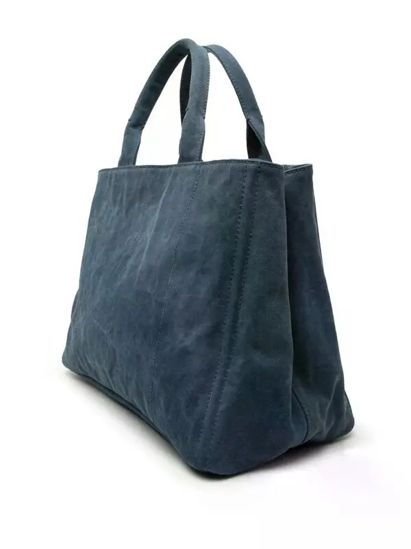 Prada 2013-2016 Denim Tote Bag - Blue