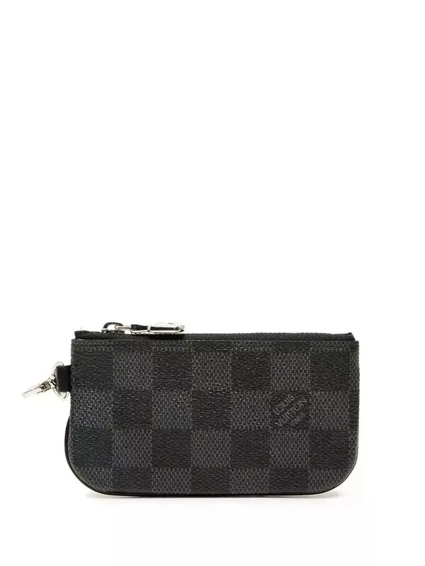 LOUIS VUITTON 2010-2026 Damier Graphite Coin Pouch - Black