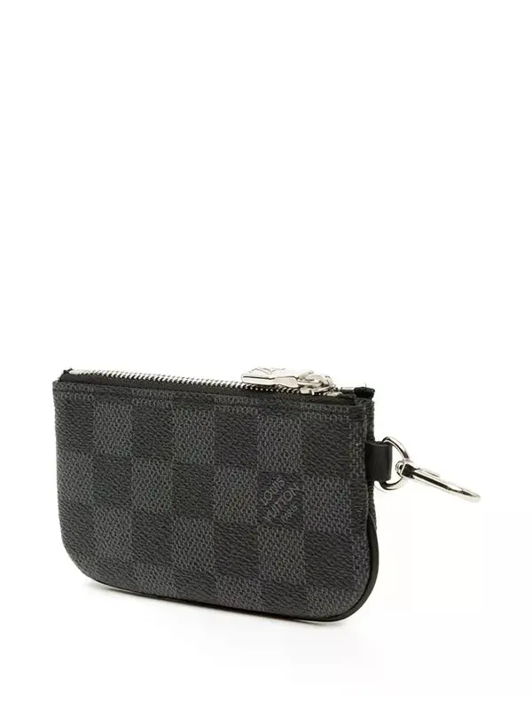 LOUIS VUITTON 2010-2026 Damier Graphite Coin Pouch - Black