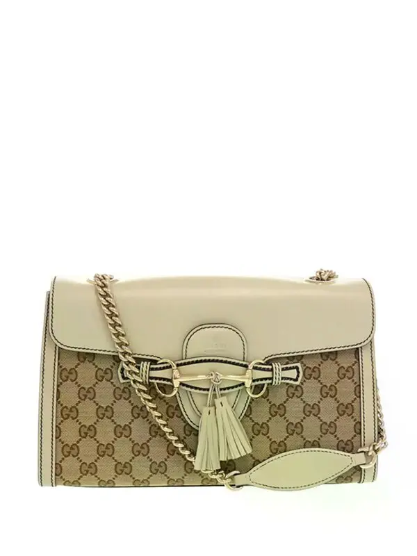 Gucci Medium Gg Canvas Emily Shoulder Bag - Neutrals