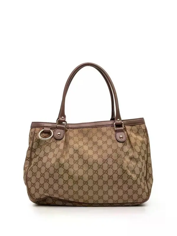 Gucci Gg Canvas Sukey Tote Bag - Neutrals
