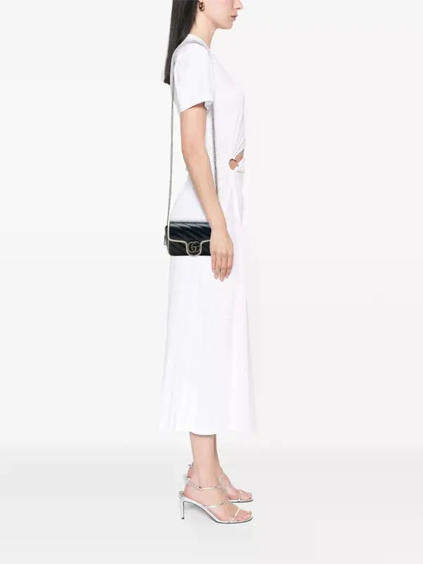 Gucci Gg Marmont Matelassé Super Mini Crossbody Bag