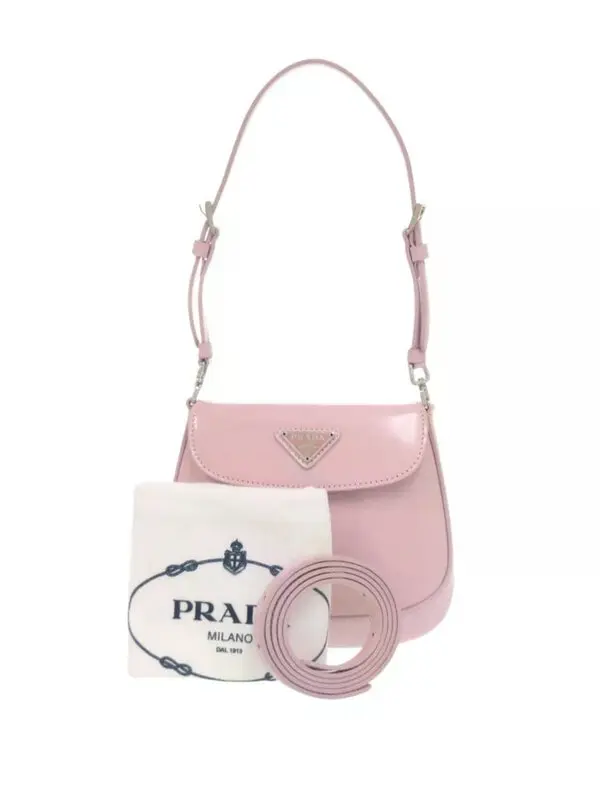 Prada Mini Brushed Leather Cleo Bag Crossbody Bag