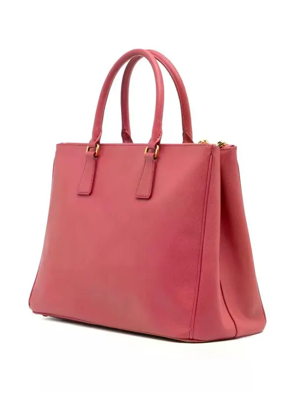 Prada Galleria Double Zip Tote Bag - Pink