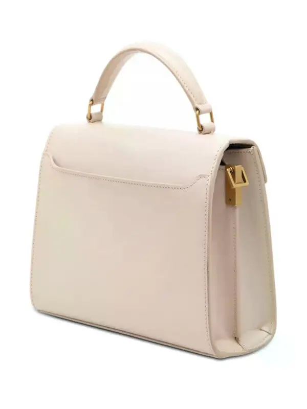 Saint Laurent Mini Cassandra Top Handle Bag - Neutrals