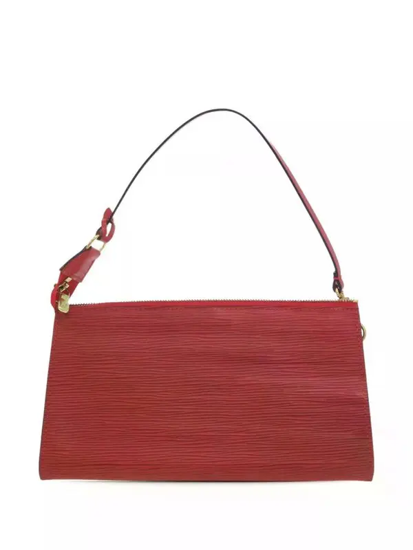 LOUIS VUITTON 2001 Epi Pochette Accessoires Shoulder Bag - Red