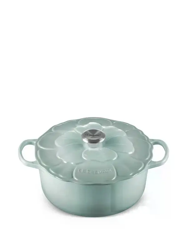 LE CREUSET Round Cast Iron Cocotte - Blue