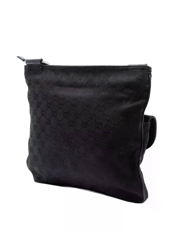 Gucci Gg Canvas Web Crossbody Bag