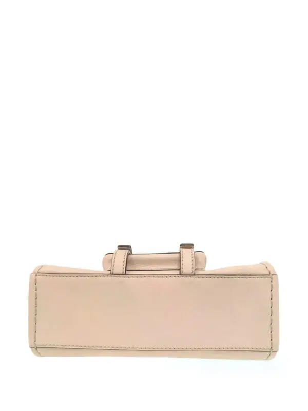 Chloé Mini Buffalo Leather Edith Day Satchel - Neutrals