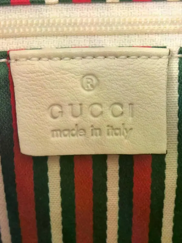 Gucci Gg Canvas Britt Tote Bag - White