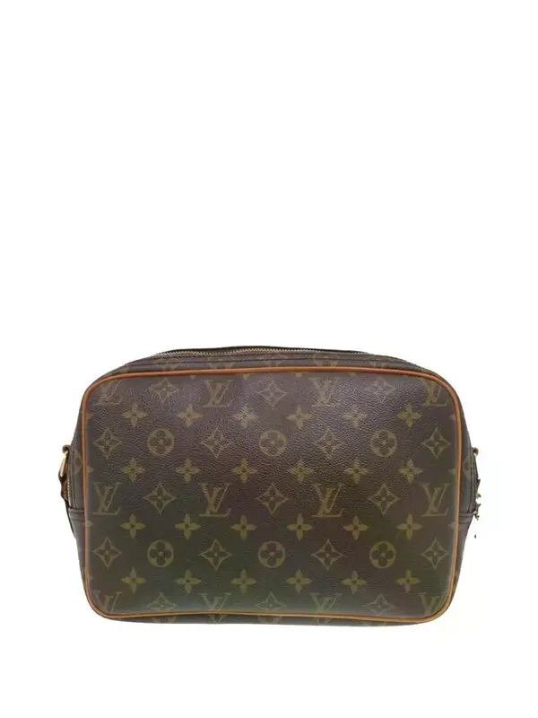 LOUIS VUITTON 1998 Monogram Reporter Pm Crossbody Bag - Brown