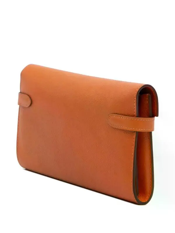 Hermès Epsom Kelly Longue Wallet - Orange