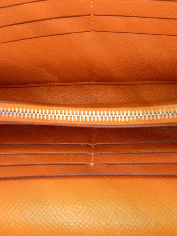 Hermès Epsom Kelly Longue Wallet - Orange