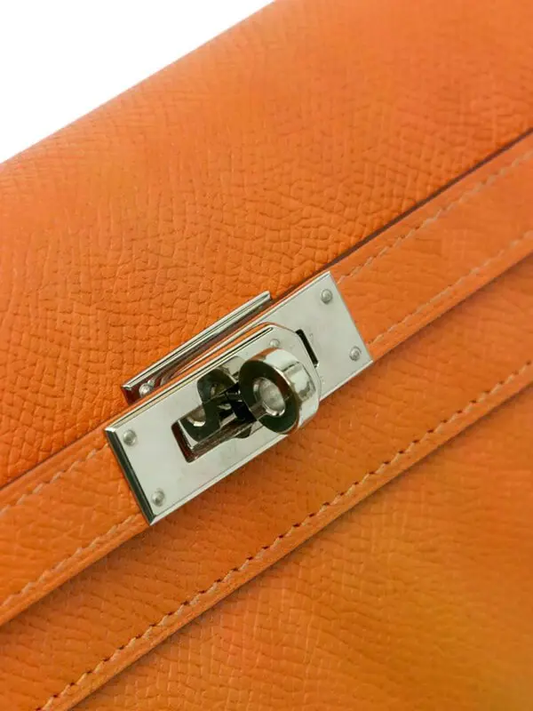 Hermès Epsom Kelly Longue Wallet - Orange
