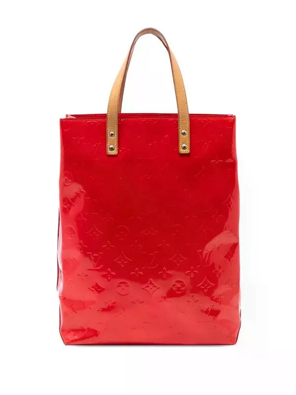 LOUIS VUITTON 2000 Monogram Vernis Reade Mm Tote Bag