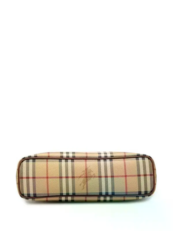 Burberry Haymarket Check Coated Canvas Tote Bag - Neutrals
