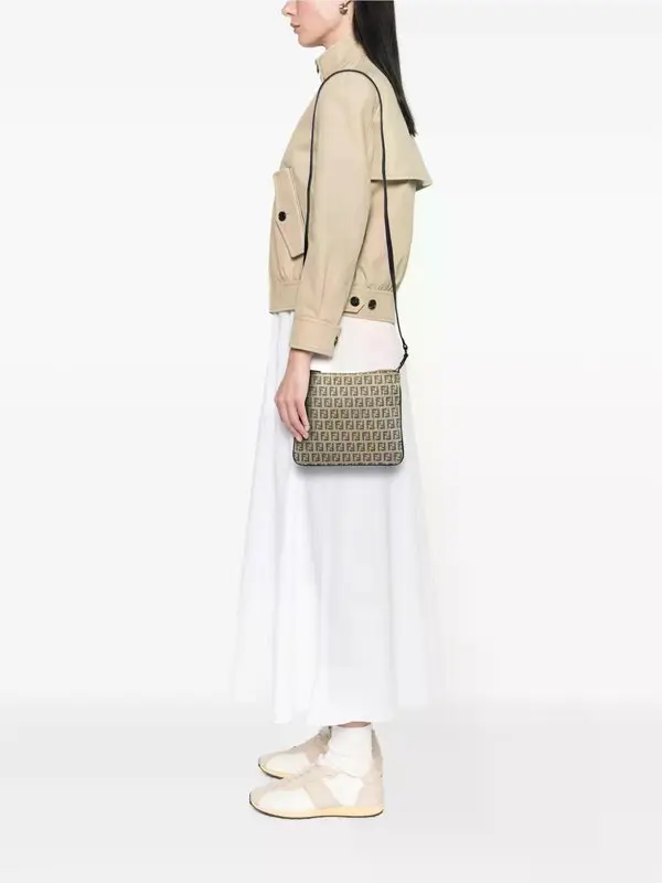 Fendi Zucchino Canvas Crossbody Bag