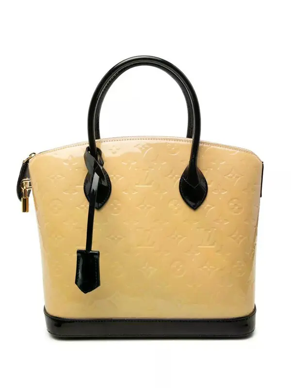LOUIS VUITTON 2015 Monogram Vernis Lockit Pm Handbag - Neutrals