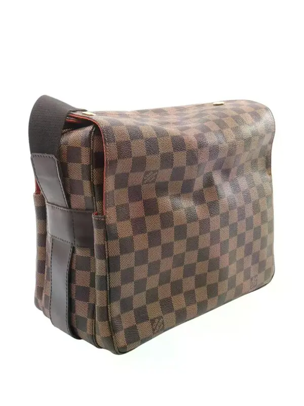 LOUIS VUITTON 2004 Damier Ebene Naviglio Crossbody Bag - Brown