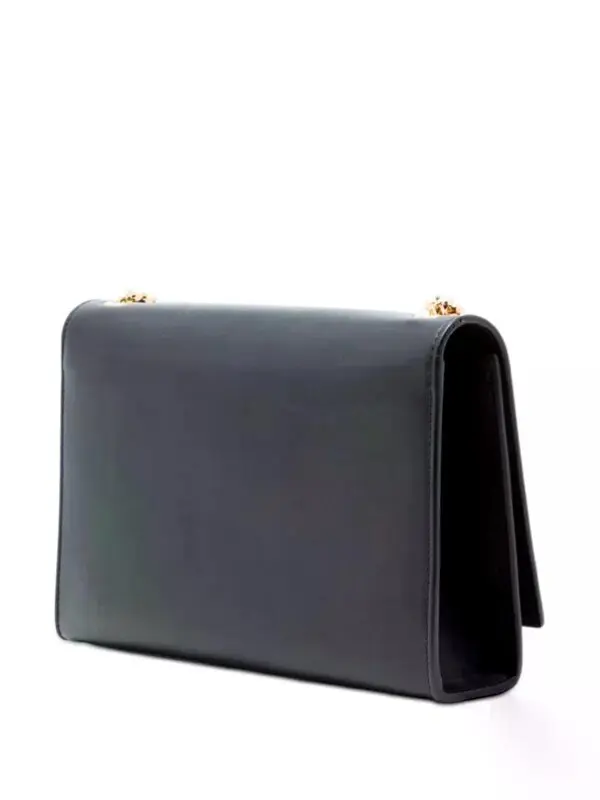 Saint Laurent 2016 Medium Lambskin Monogram Kate Crossbody Bag - Black