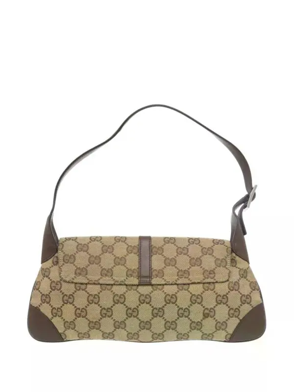 Gucci Gg Canvas Jackie O Flap Shoulder Bag