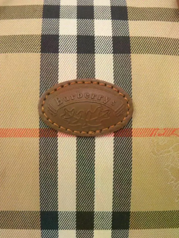 Burberry Haymarket Check Boston Satchel - Neutrals