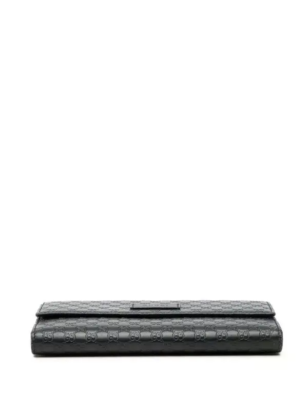 Gucci 2000-2015 Microguccissima Wallet Long Wallets