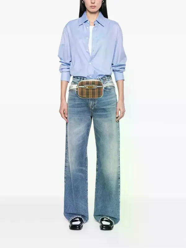 Burberry Haymarket Check Canvas 1983 Link Belt Bag