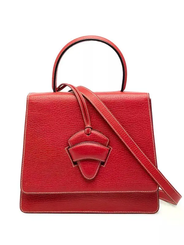 Loewe Barcelona Top Handle Satchel - Red