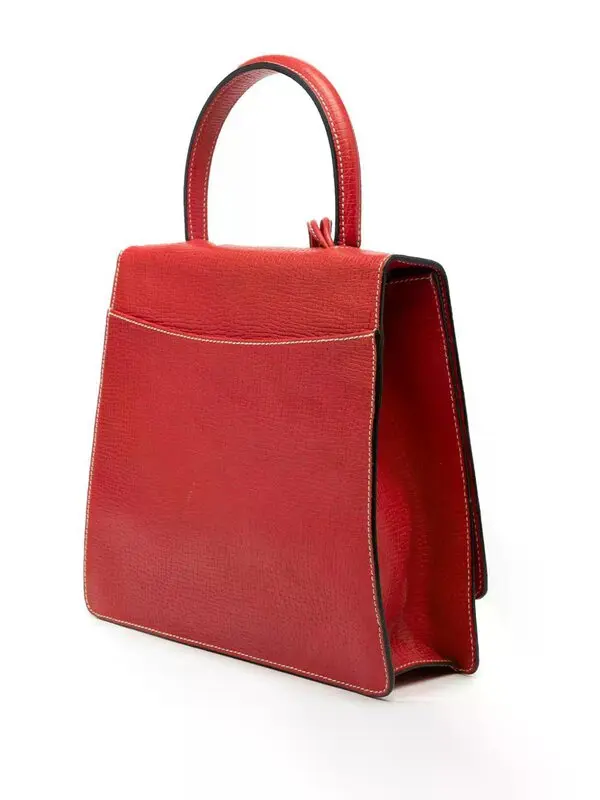 Loewe Barcelona Top Handle Satchel - Red