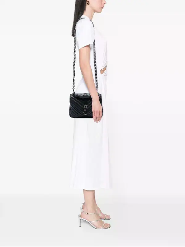 Saint Laurent 2016 Medium College Satchel - Black