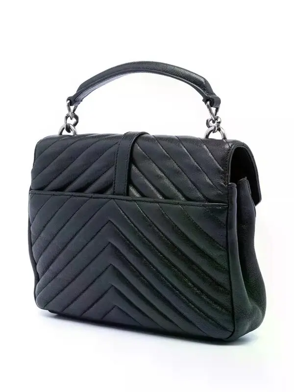 Saint Laurent 2016 Medium College Satchel - Black