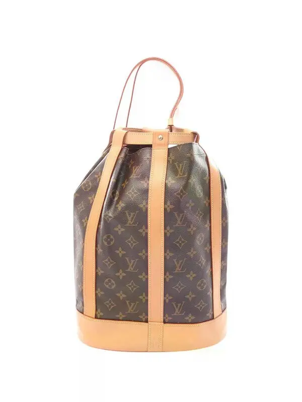 LOUIS VUITTON 1997 Monogram Randonnee Pm Bucket Bag