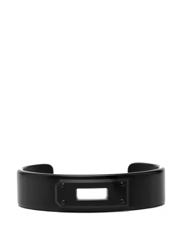 Hermès 2010-2018 Aluminum So Kelly Bracelet T5 Costume - Black