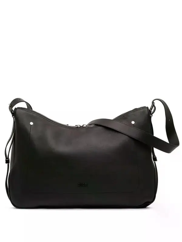 Dior Large Zipped Hobo Crossbody Bag - Black