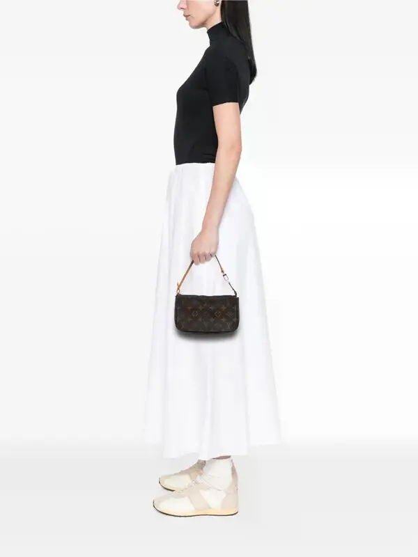 LOUIS VUITTON 2011 Monogram Pochette Accessoires - Brown