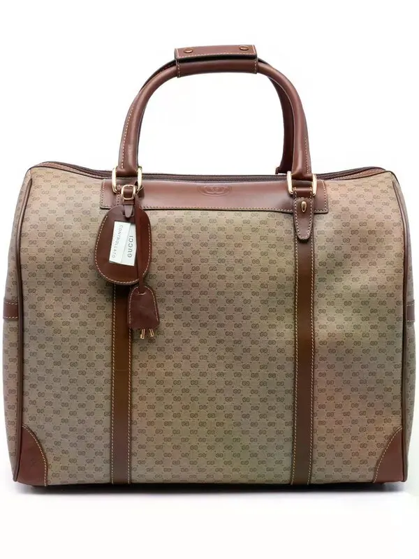 Gucci 20th Century Micro Gg Supreme Travel Bag - Neutrals