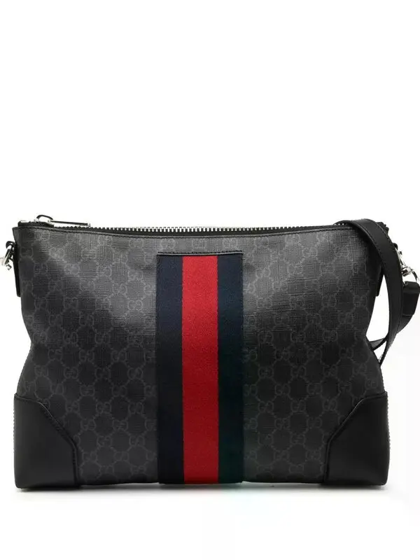 Gucci Gg Supreme Web Crossbody Bag