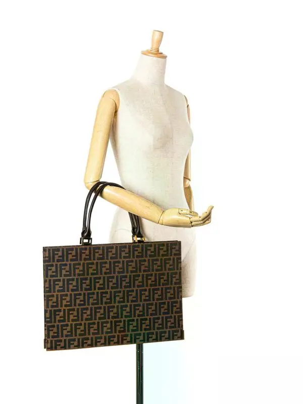 Fendi 2000-2010 Zucca Canvas Tote Bag