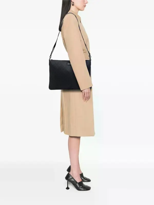 Gucci Gg Denim Crossbody Bag - Black