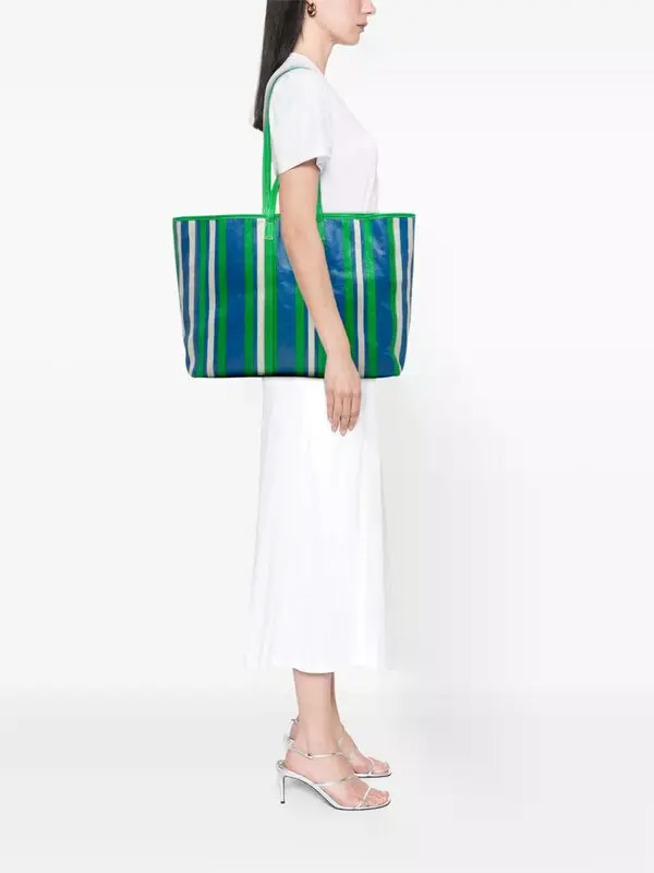 Balenciaga Lambskin Chatelet Carry All Tote Xl - Green