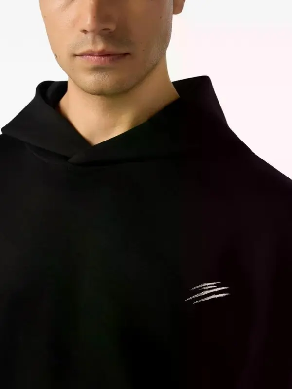 PLEIN SPORT Chrome Scratch Hoodie