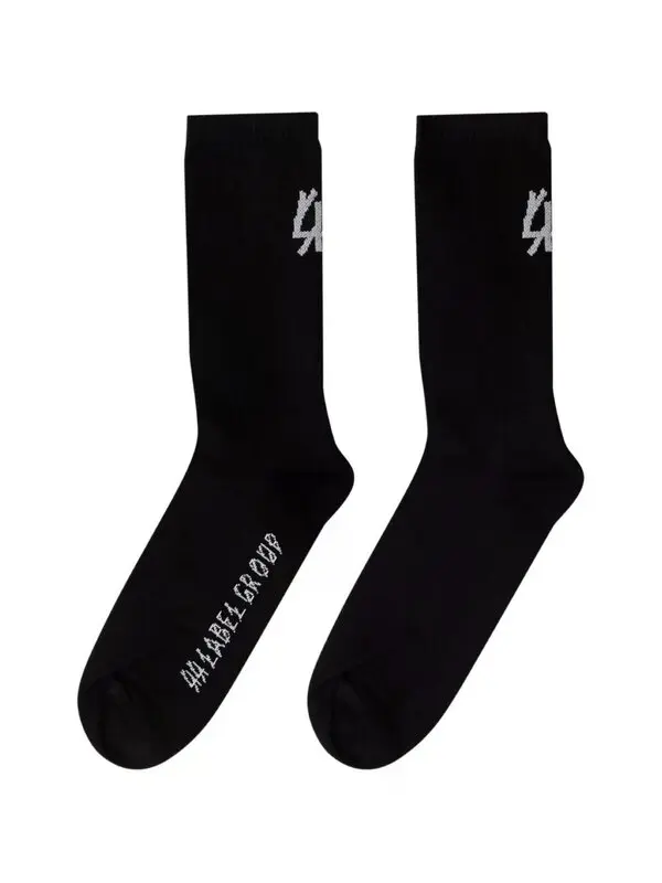 44 LABEL GROUP Logo Socks - Black