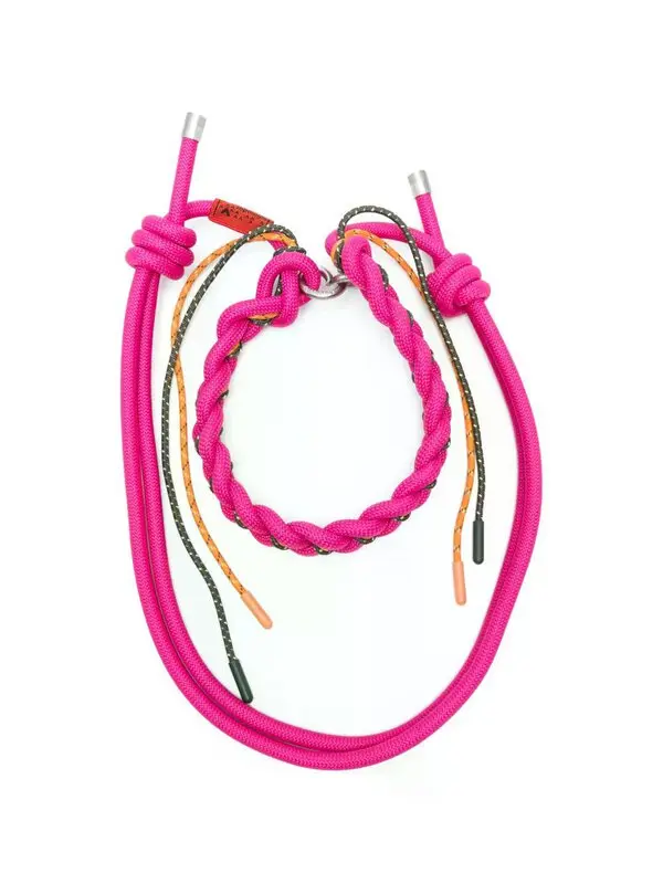TOPOLOGIE Knotted Braided Strap - Pink
